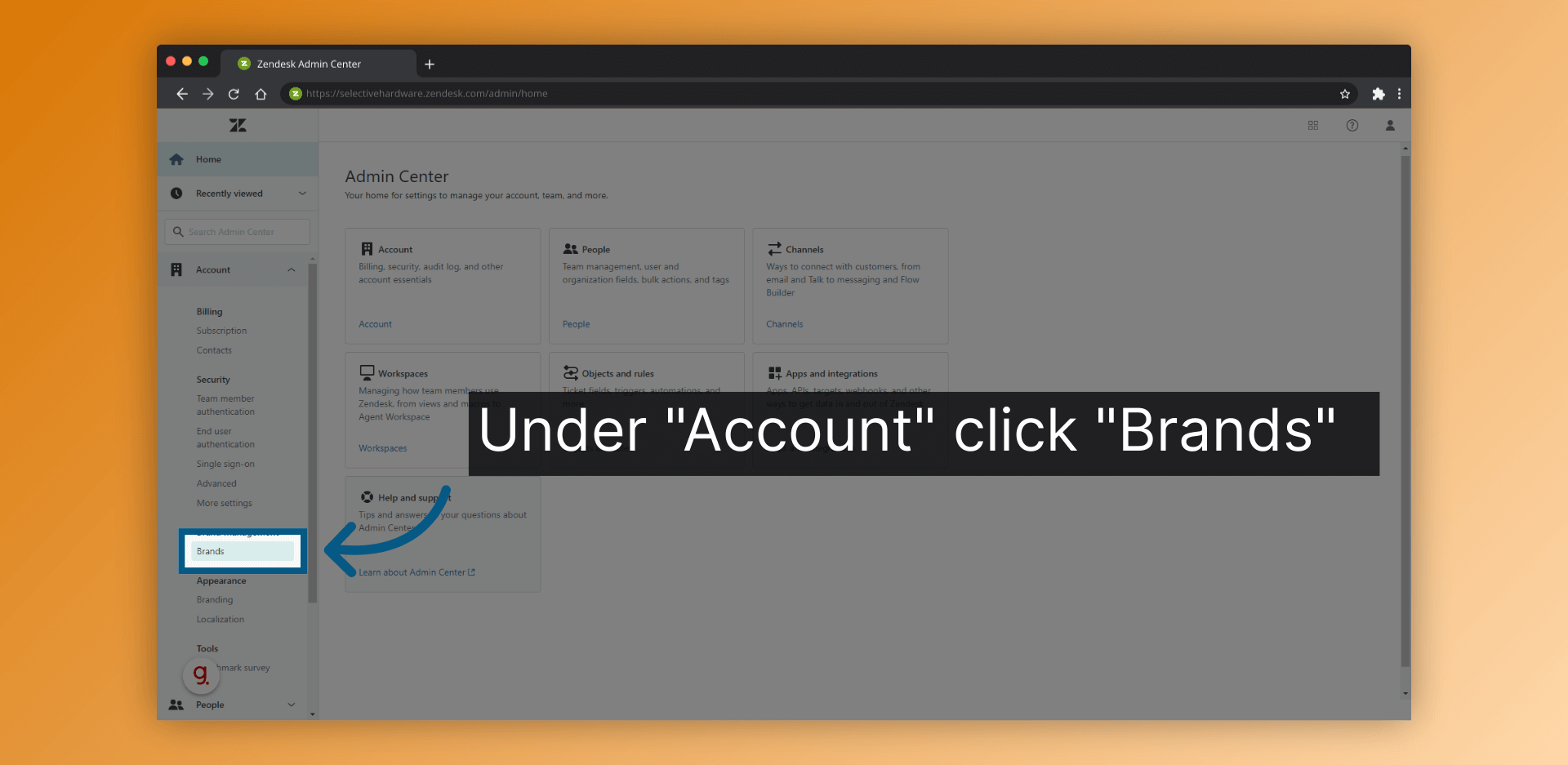 How to create additional Brands in Zendesk - Guidde | Gallery